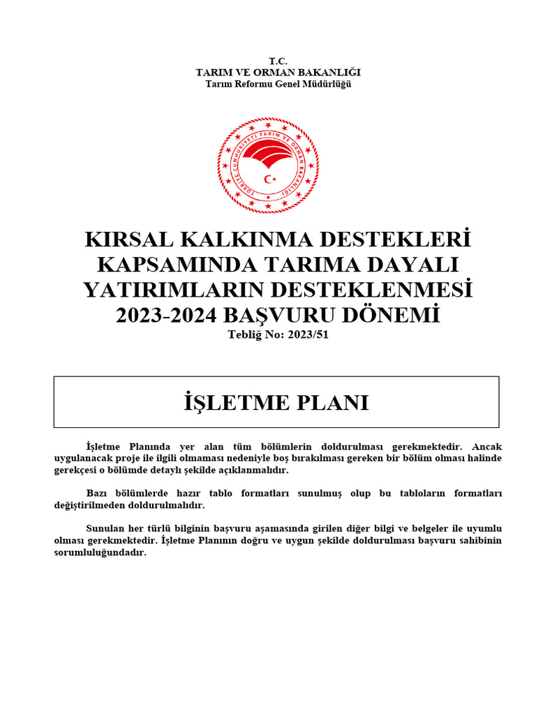 Isletme Plani | PDF