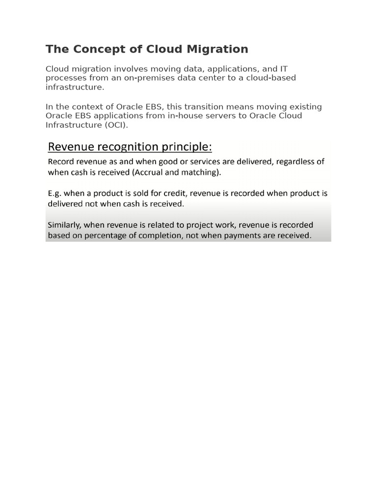 The Concept of Cloud Migration | PDF