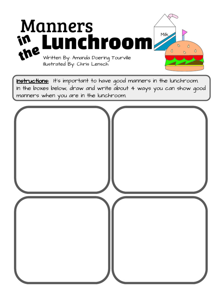 Lunchroom Manners for Kids | PDF