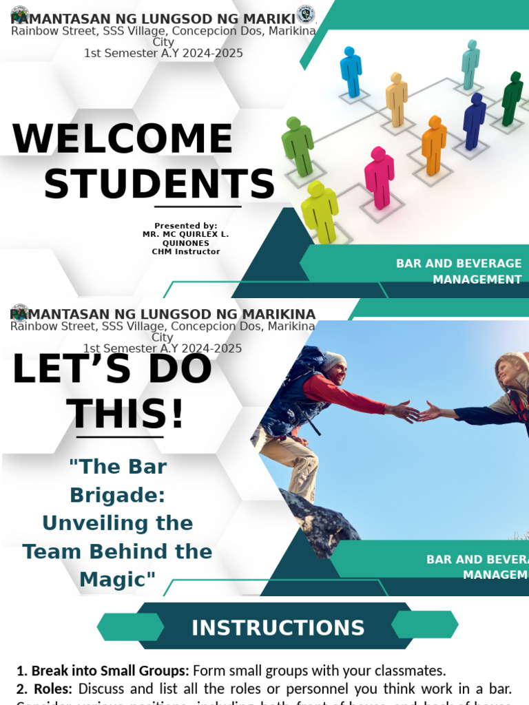 Module 3 Bar Personnel | PDF | Bartender | Waiting Staff