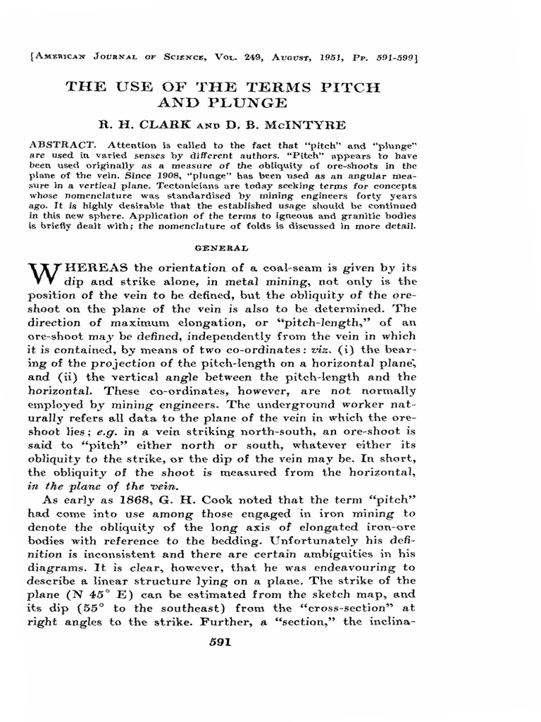 The Use of The Terms Pitch and Plunge | PDF