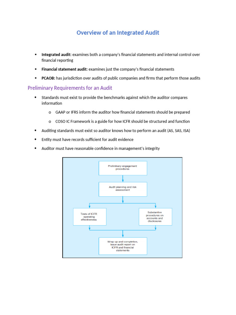 Integrated Audit Overview and Requirements | PDF | Audit | Financial Audit