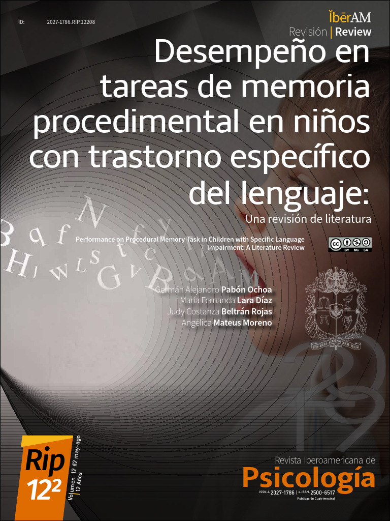 Memoria Procedimental en Niños con TEL | PDF | Memoria | Aprendizaje