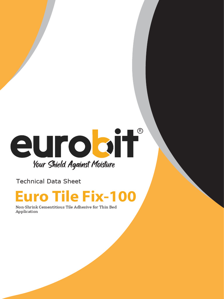 Euro Tile Fix-100 | PDF | Concrete | Tile