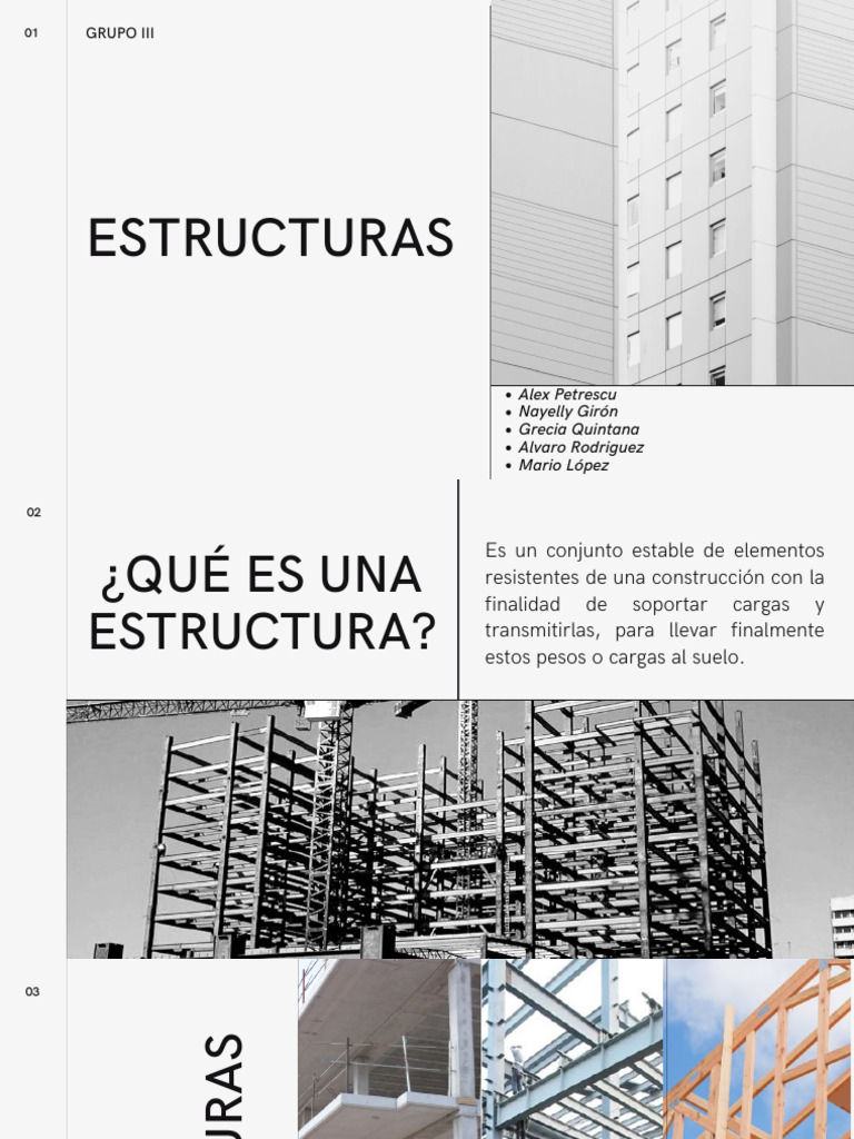 ESTRUCTURAS - Tipos de Estructuras y Sus Procesos Constructivos | PDF | Hormigón | pared