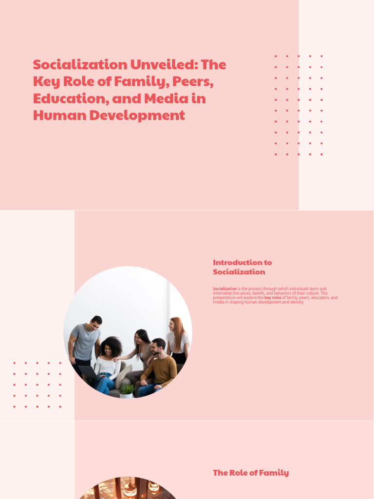 Slidesgo Socialization Unveiled The Key Role of Family Peers Education ...