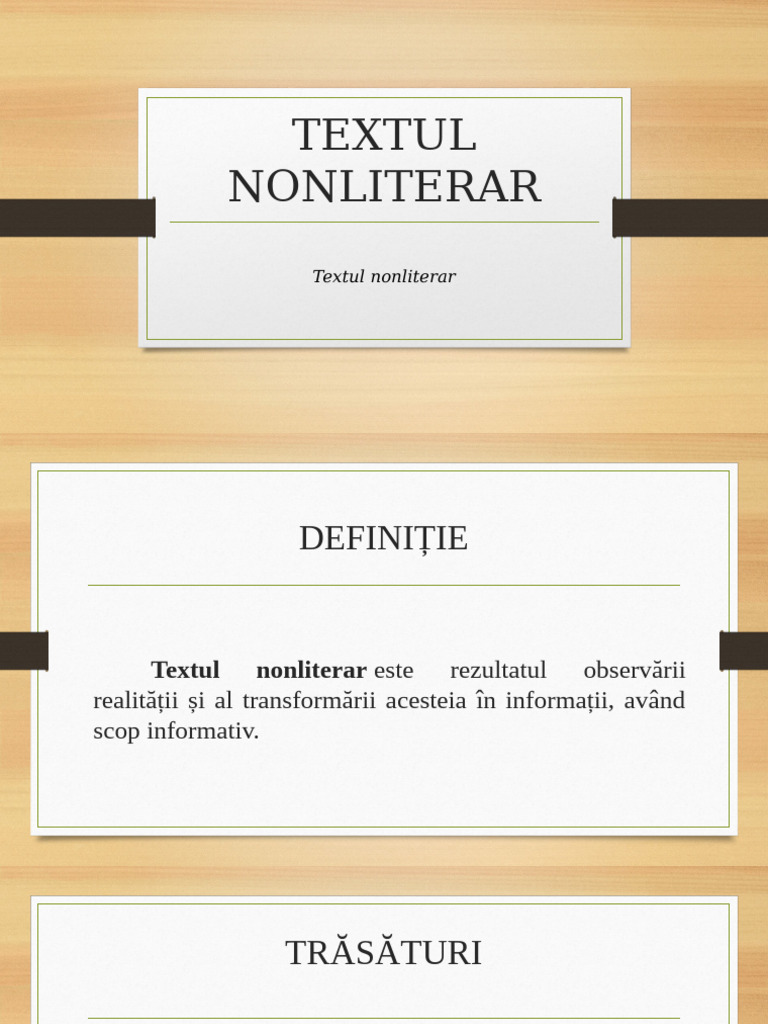 Textul Nonliterar | PDF