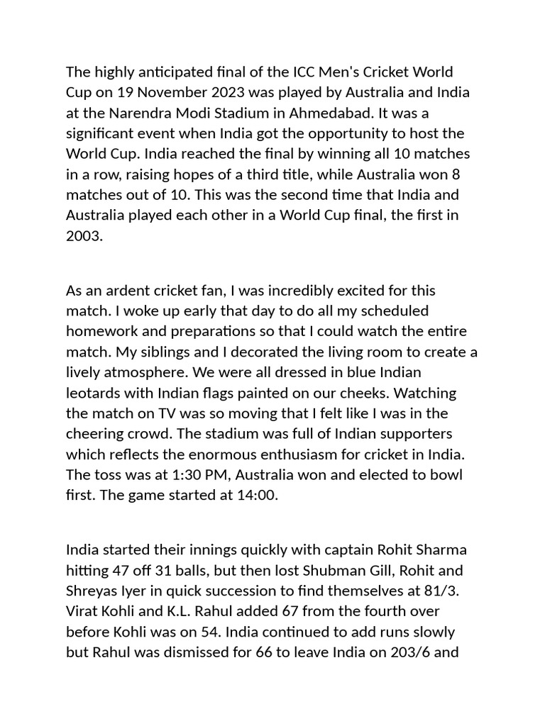 Anish | PDF | Cricket | Forms Of Cricket
