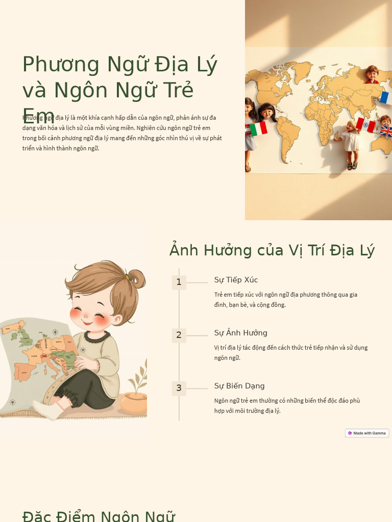 Phuong Ngu DJia Ly Va Ngon Ngu Tre em | PDF