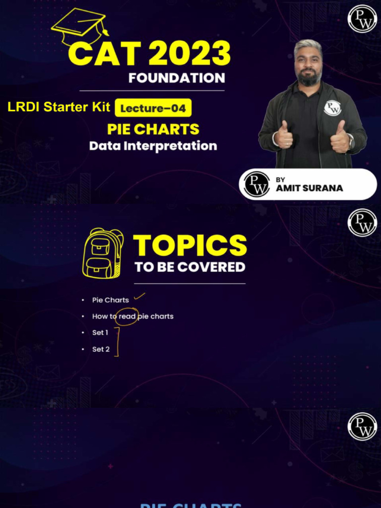 021 AGHORI LRDI Starter Kit 04 Pie Charts LL Data Interpretation | PDF