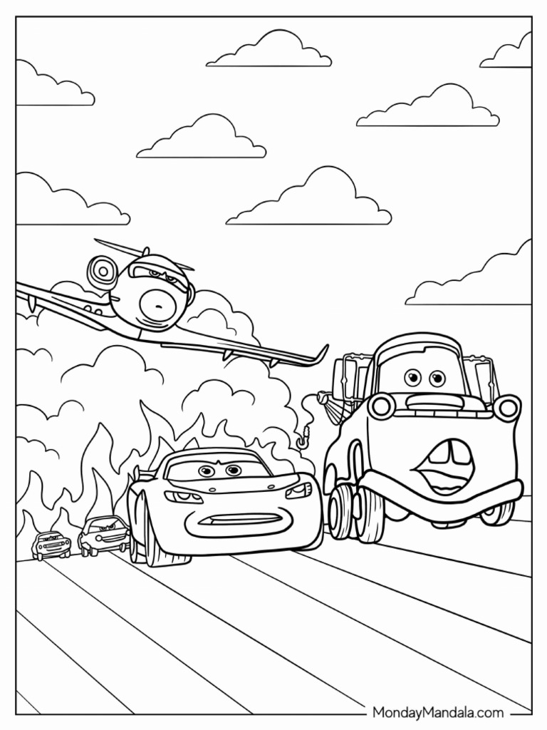 Cars 2 Lightning McQueen Mater and Siddeley Being Chased | PDF