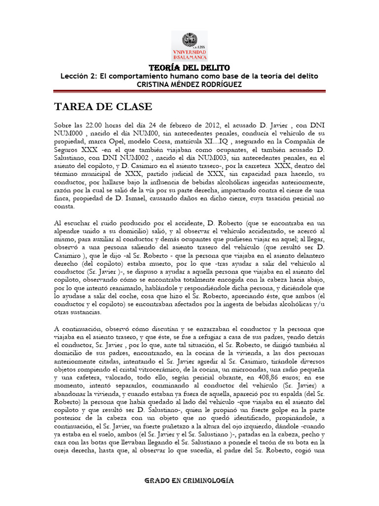 Tarea de Clase. Lección 2 GC 19.22 | PDF