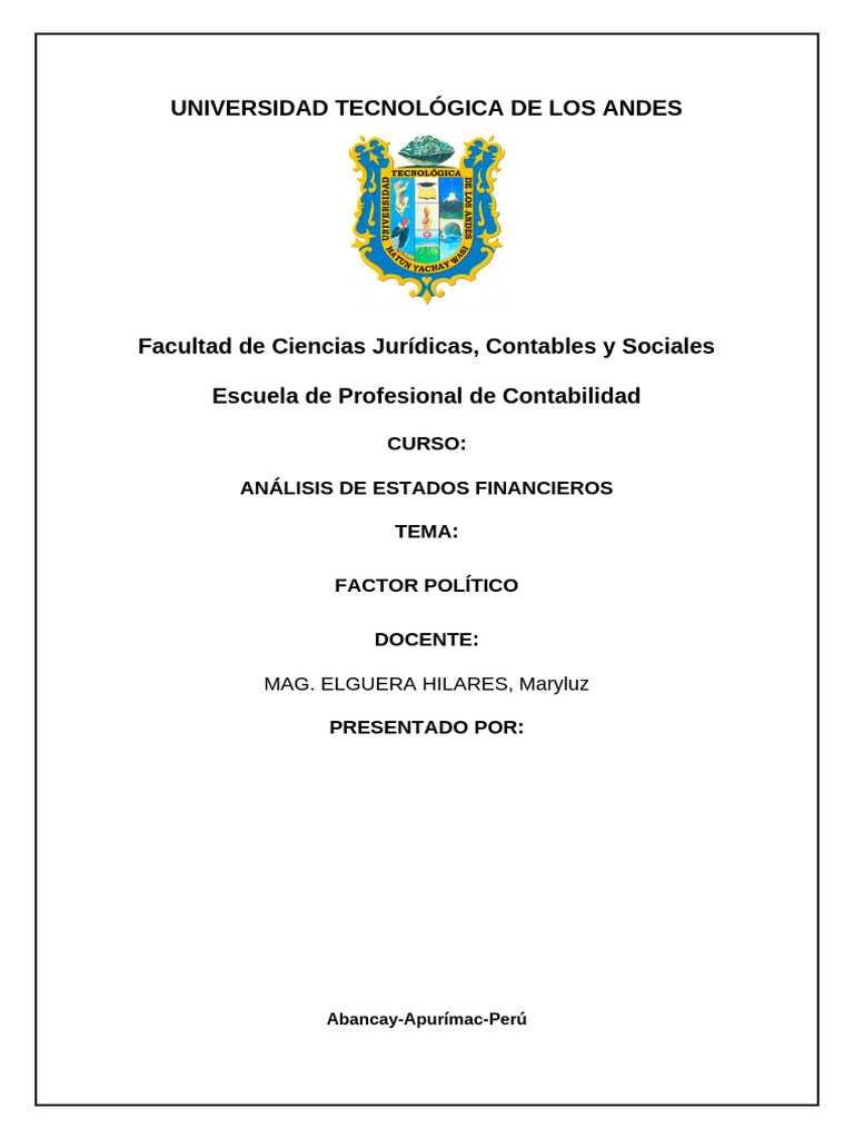 FACTOR POLITICO | PDF | Business | Impuestos