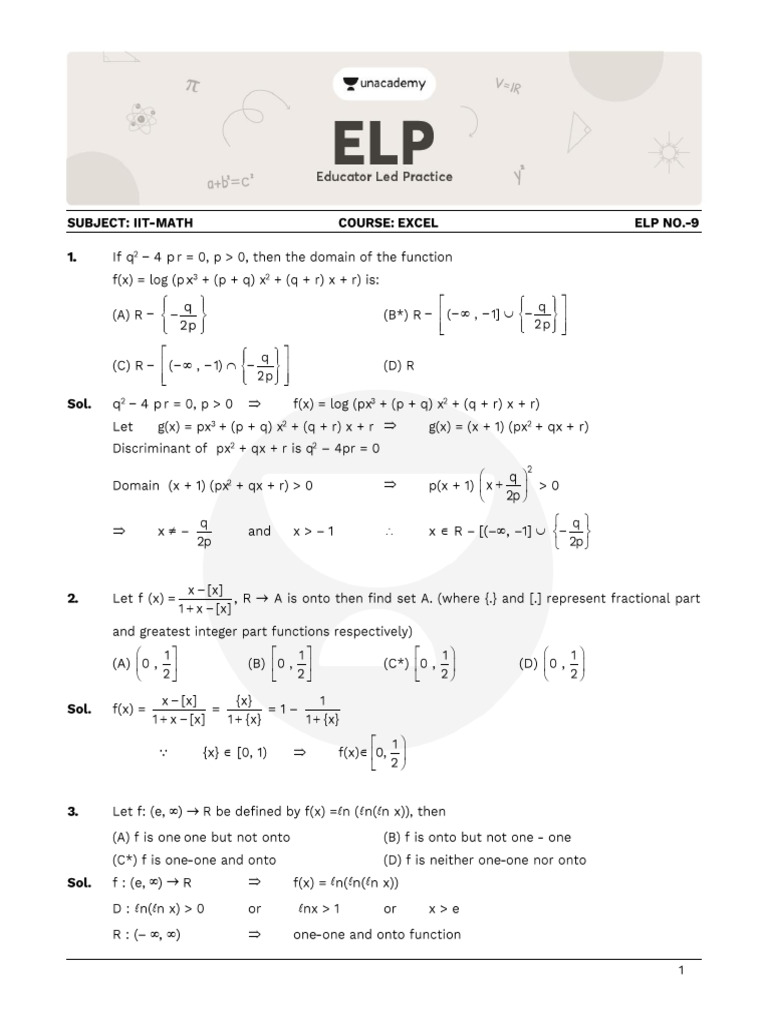 ELP-09 Solution Copy KT01 8005 1684910001603 | PDF