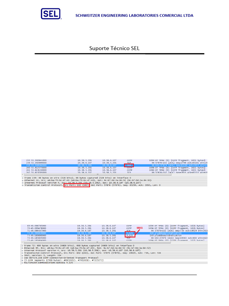 Guia de Aplicacao SEL Wireshark | PDF | Firewall (informática ...
