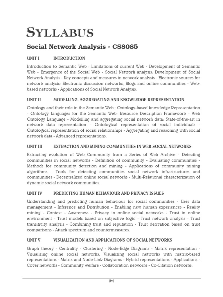 Sna Pdf Social Network Knowledge Representation And Reasoning