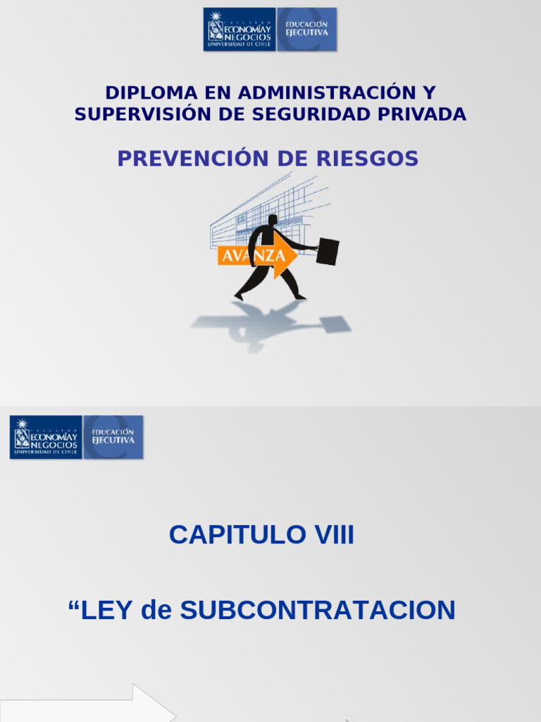 Cap Tulo 8 - LEY DE SUBCONTRATACION | PDF | Outsourcing