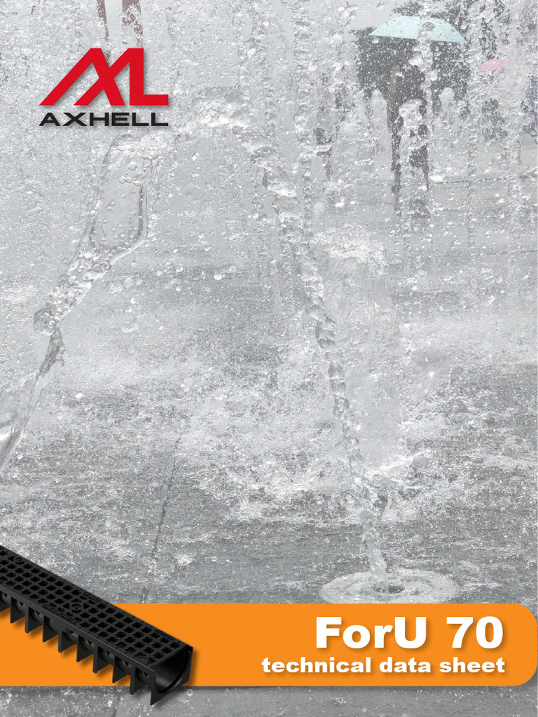 Rigola Axhell Gratar Fonta ForU H70 Trafic 12.5 Tone Fisa Tehnica | PDF | Concrete | Screw