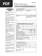 PSC Form 7 Employment Application | PDF | Justice | Crime & Violence