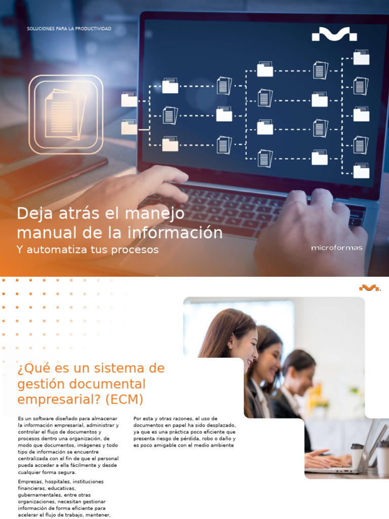 MICROFORMAS Brochure Gestión Documental | PDF | Gestión de registros ...