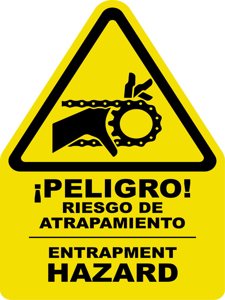Calcomania Riesgo de Atrapamiento 5cm X 7 - 5cm IMPRE | PDF