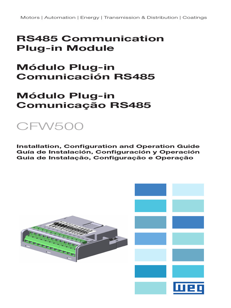 WEG cfw500 crs485 rs485 Communication Module 10002041533 Installation Guide English DC | PDF ...