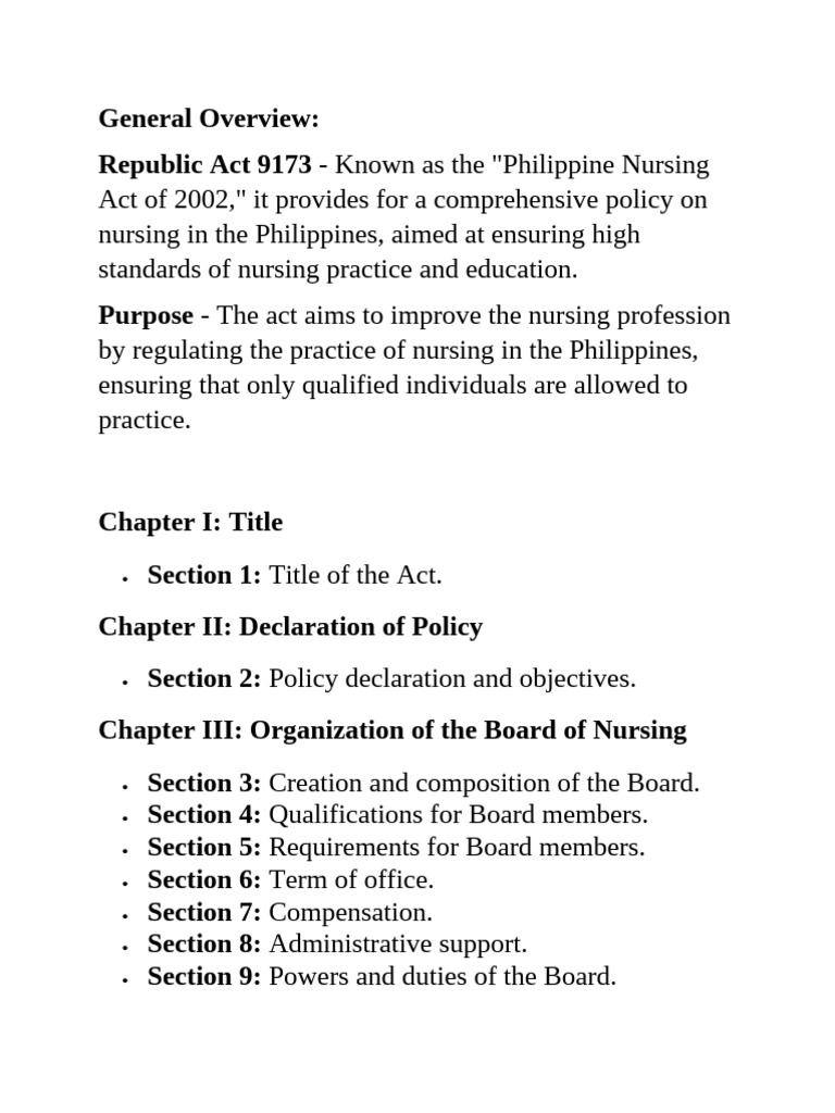 RA-9173 | PDF | Nursing