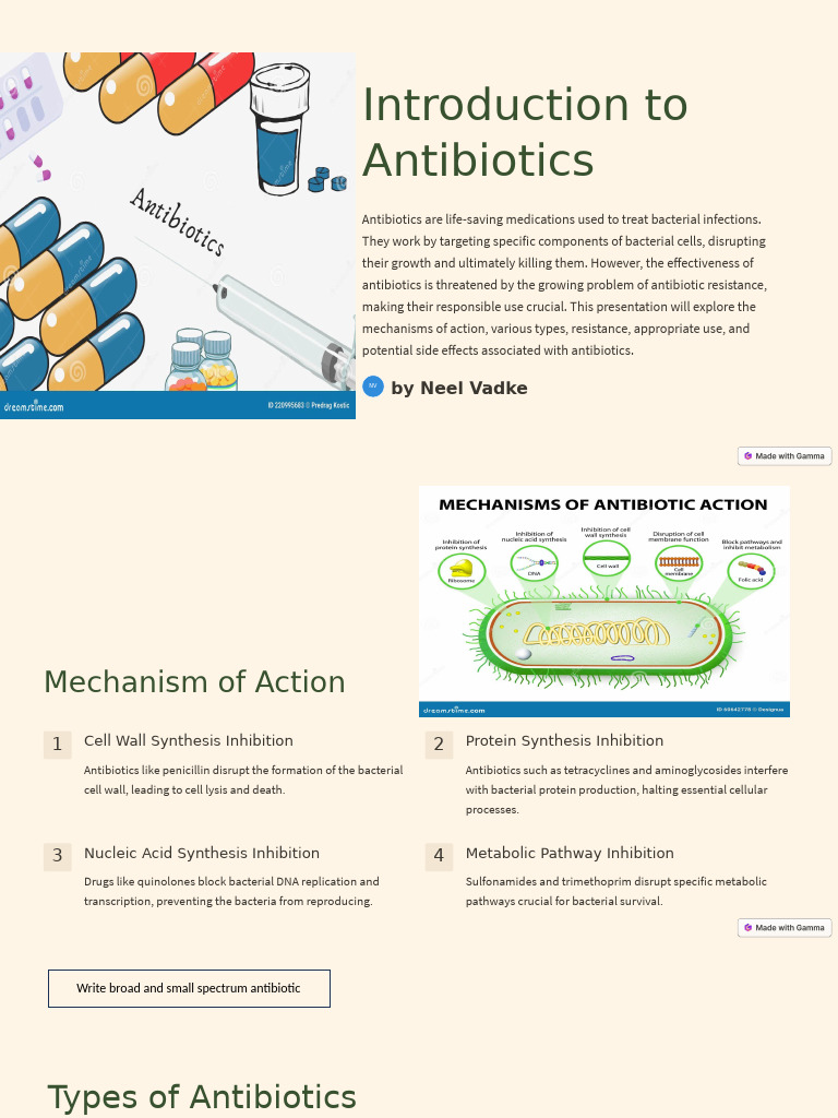 Introduction To Antibiotics | PDF | Antimicrobial Resistance | Bacteria