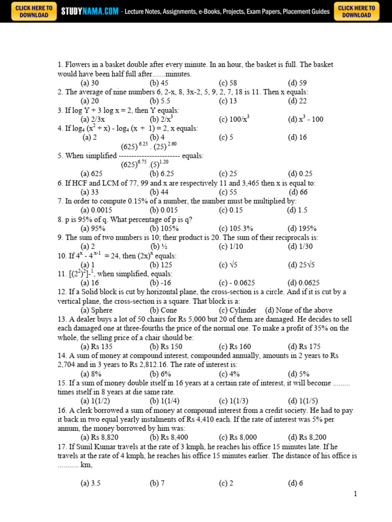 TANCET MCA Model Question Paper 2024 | PDF | Computer Data Storage ...