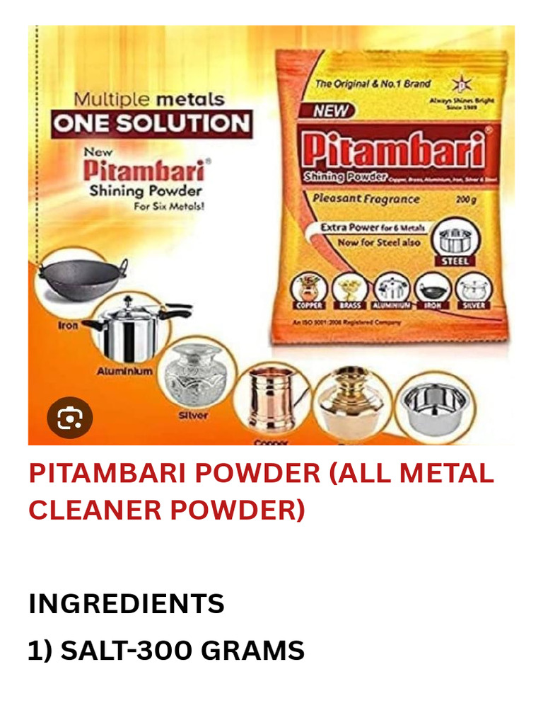 Pitambari Powder (All Metal Cleaner Powder) - 20231201 - 175740 - 0000 ...