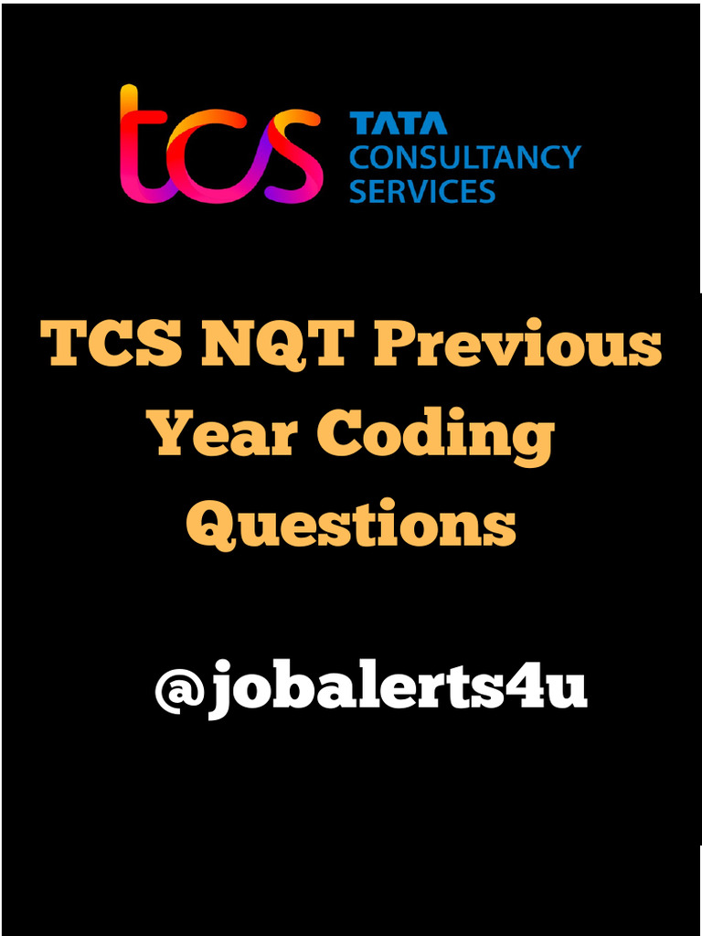 TCS NQT Previous Paper Answers PDF | PDF | Namespace | C++
