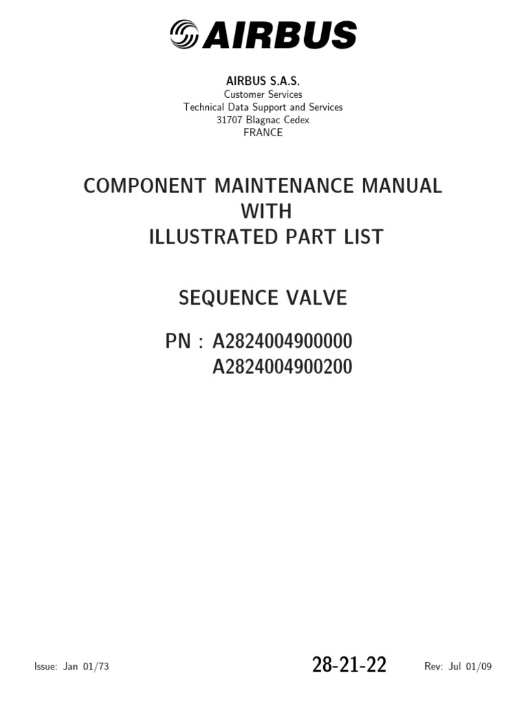 @airbus: Component Maintenance Manual With Illustrated Part List | PDF ...