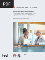 ISO 7101 2023 (Es) | PDF | Sistema de manejo de calidad | Cuidado de la salud