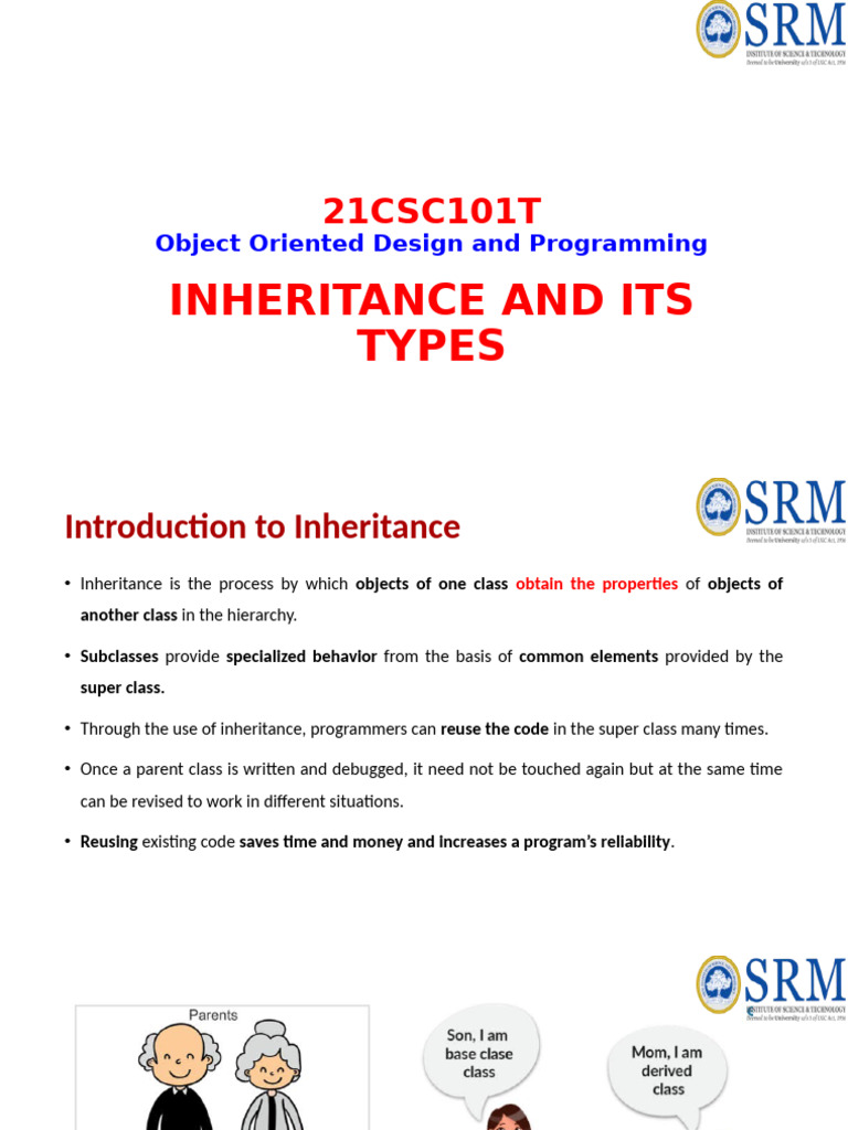 Inheritance Introduction Pdf Inheritance Object Oriented Programming Class Computer 9306