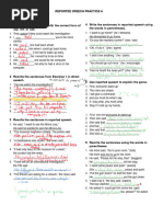 Reported Speech Practice Exercises | PDF