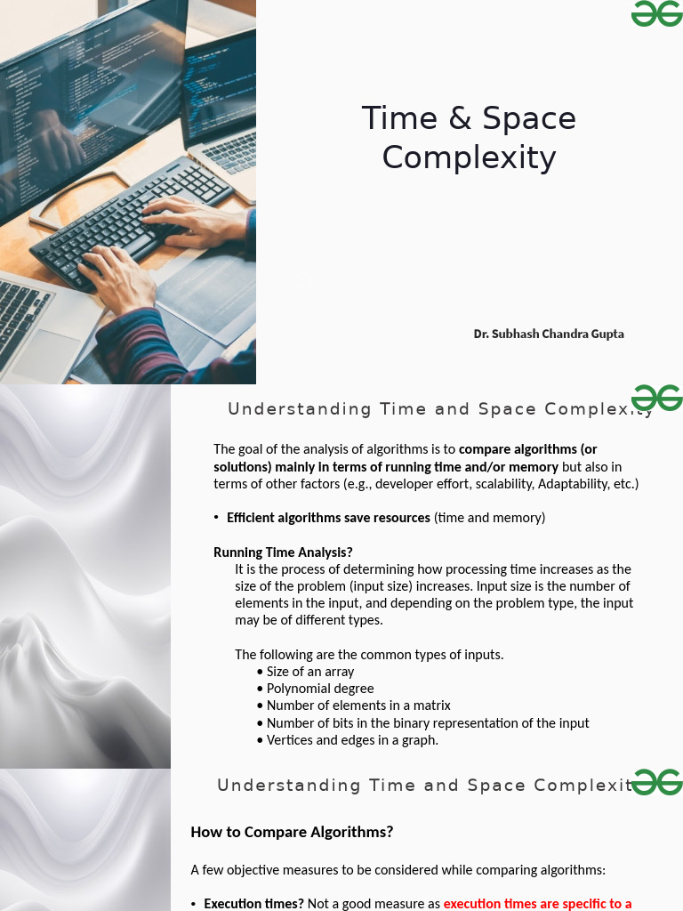 Time And Space Complexity Pdf Time Complexity Computational Complexity Theory
