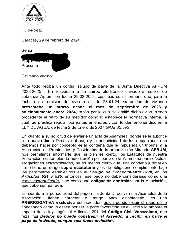 Increible Respuesta de Aprum PDF | PDF | Gobierno