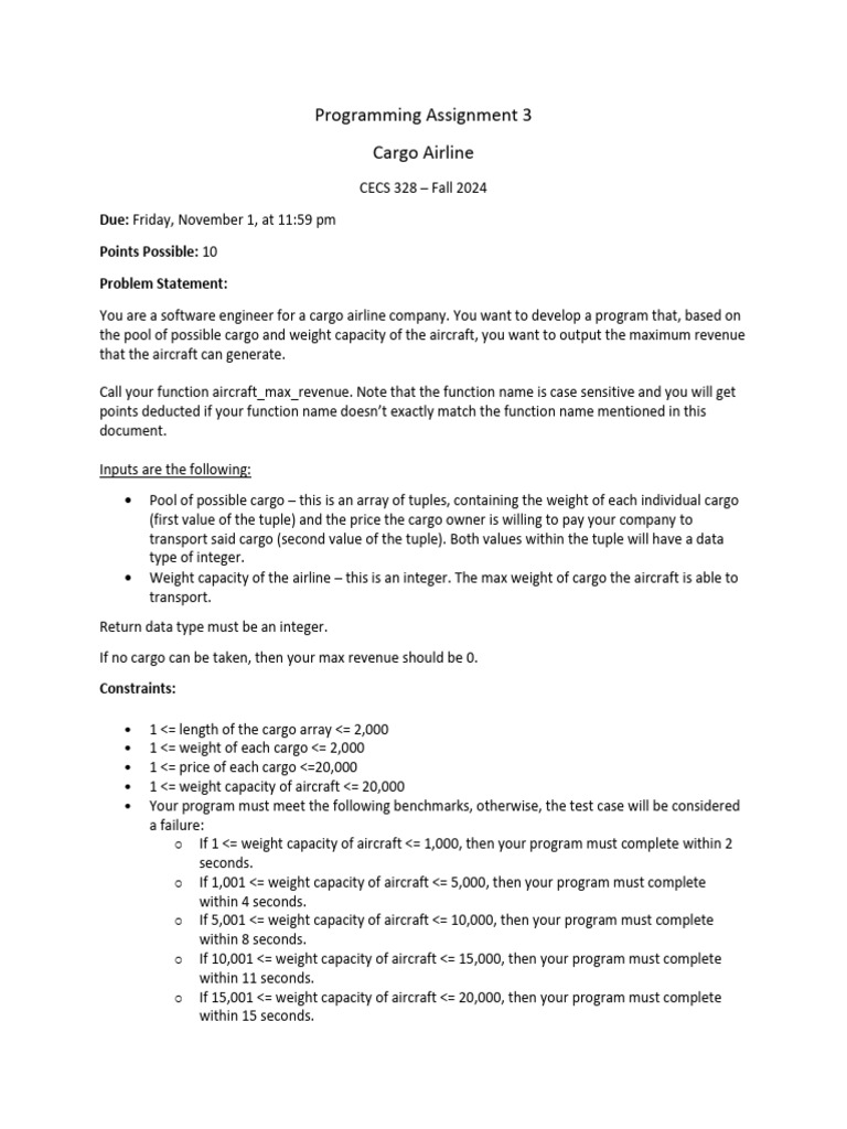 CECS 328-Fall 2024-Programming Assignment 3 | PDF | Computer Science | Computer Engineering