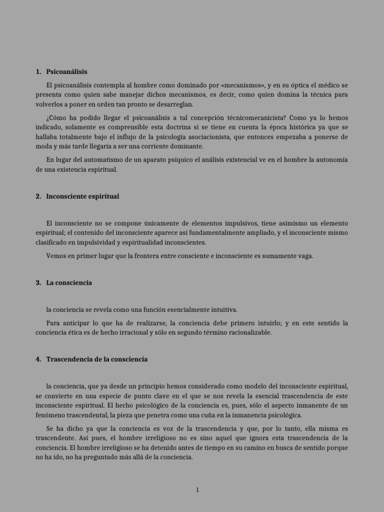 1974 - La Presencia Ignorada de Dios (Frankl) | PDF | Mente ...