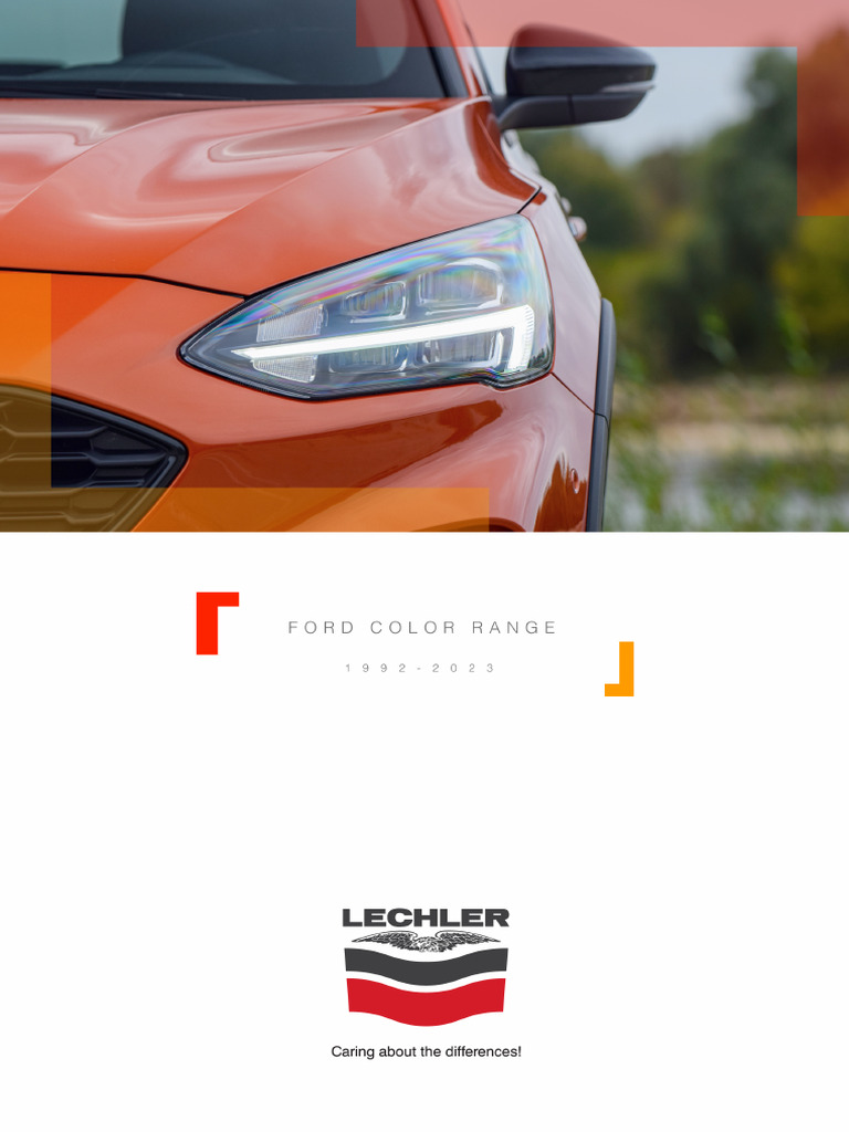 Ford Color Range 1992 - 2023 - DEF | PDF