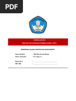 3 - Contoh RPP Kurikulum Cinta RA - MI - MTs - MA | PDF