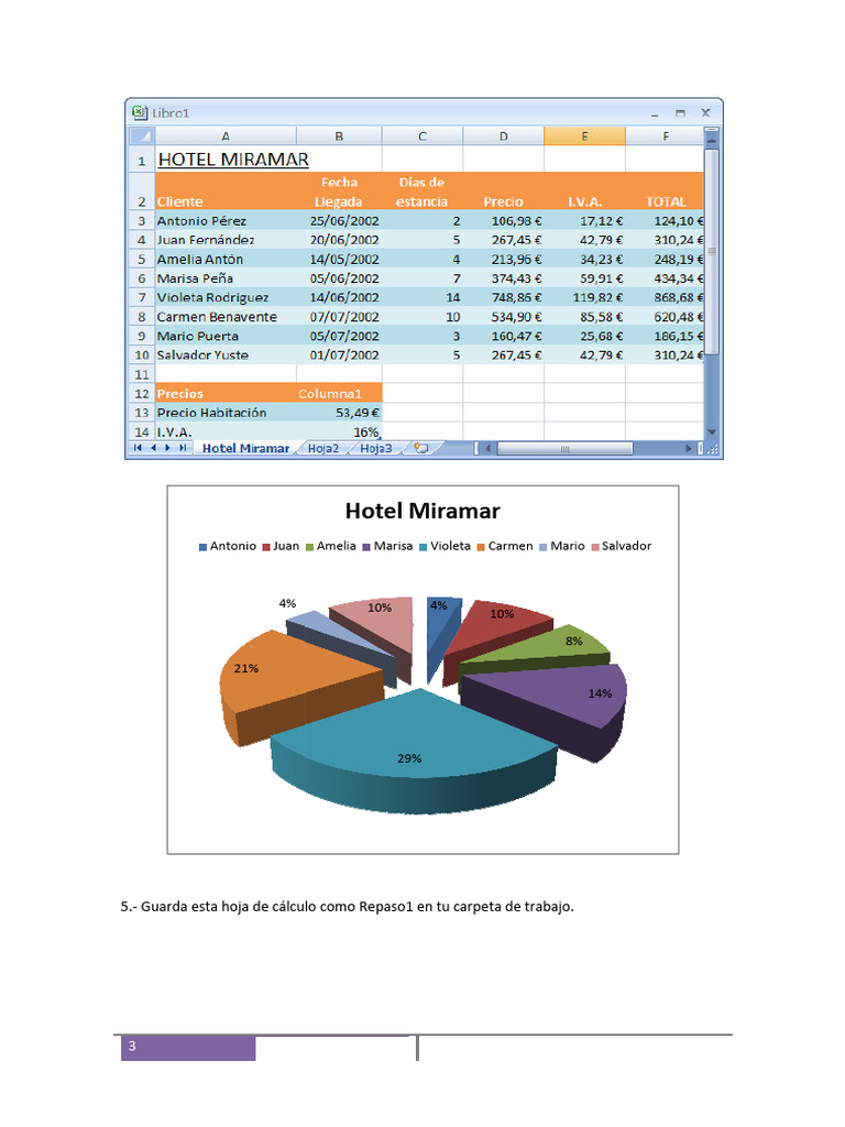 Ejercicio Excel Pre Examen 2024 | PDF