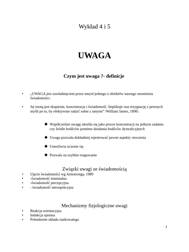 UL Wyklad 4 I 5 UWAGA | PDF