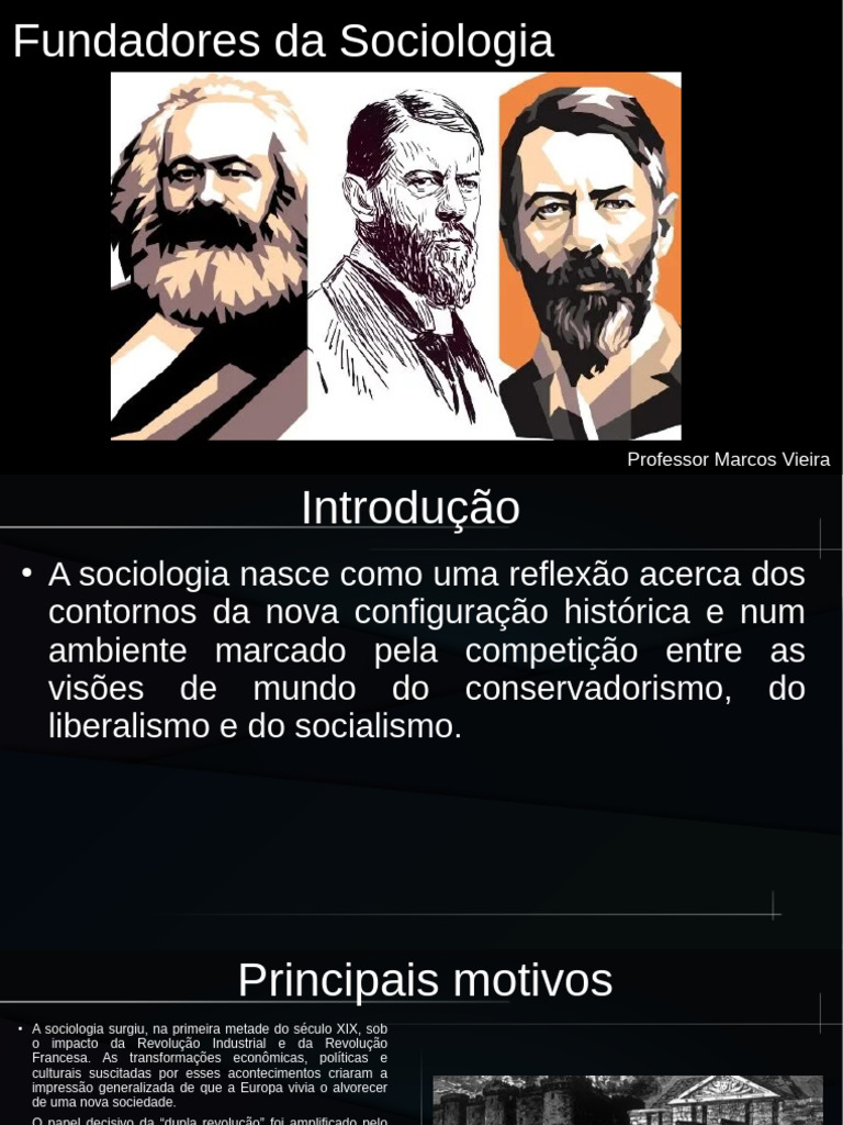 2EM Modulo 3 Fundadores Da Sociologia Durkheim Fato Social | PDF | Sociologia | Émile Durkheim