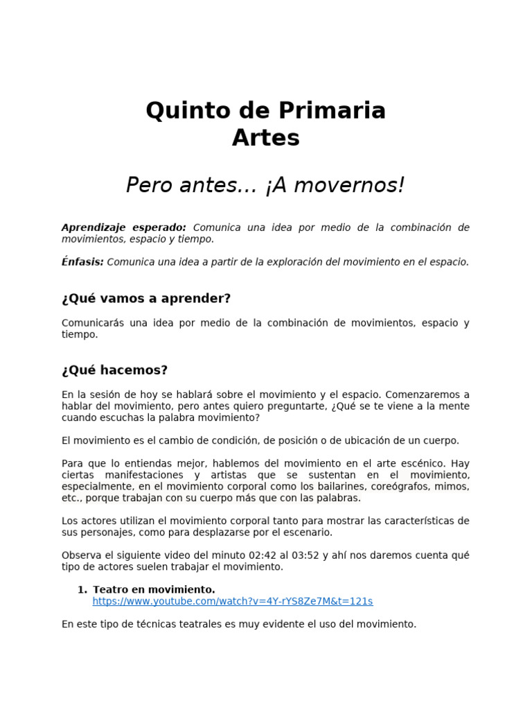 RSC QvUENzwY9Y PRIMARIAQUINTO06DESEPTIEMBRE - ARTES | PDF | Concepto ...