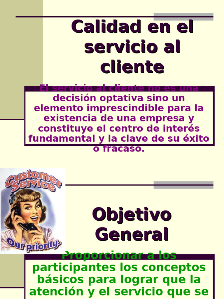 Calidad Servicio Al Cliente | PDF | Cliente | Business