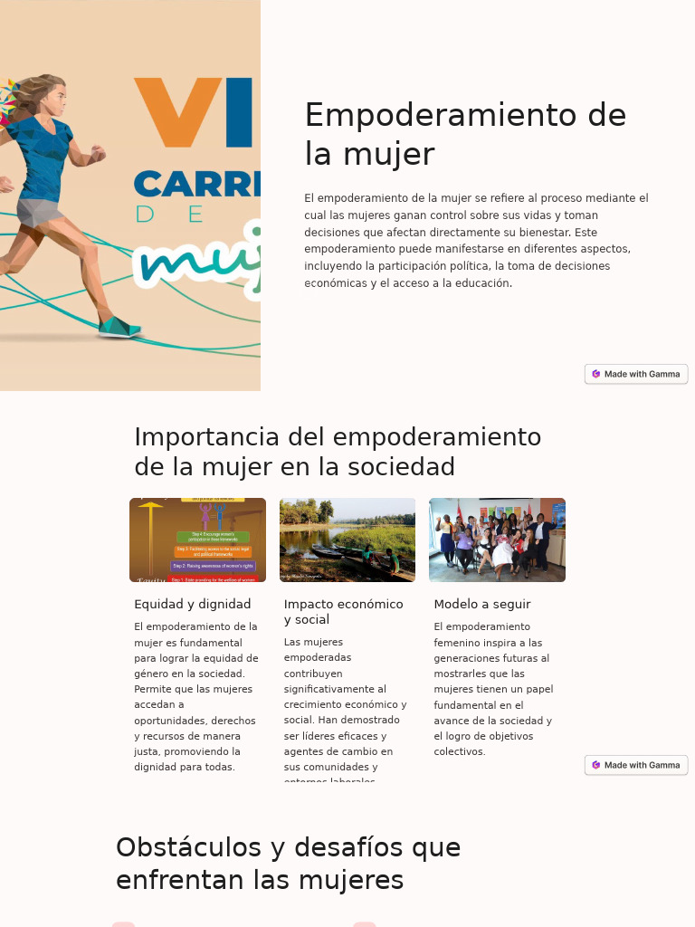 Empoderamiento de la Mujer: Claves y Retos | PDF | Empoderamiento | Mujer