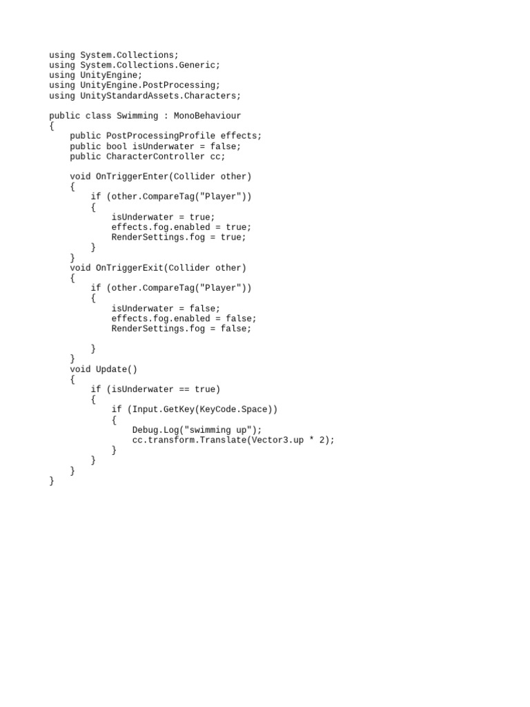 Swimming Script | PDF | Teaching Methods & Materials | Computers