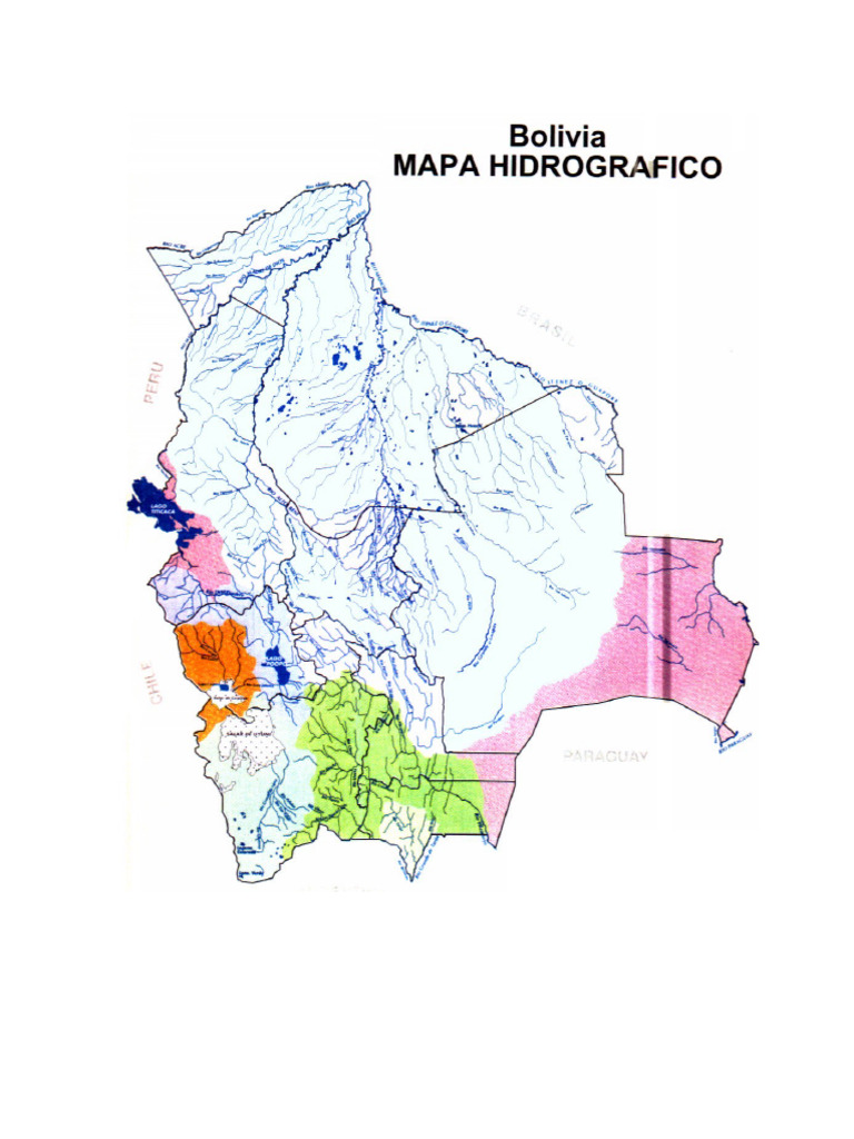 Mapa Hidrografico de Santa Ana | PDF
