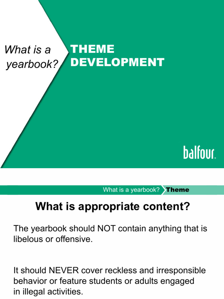 Yearbook Theme Development | PDF